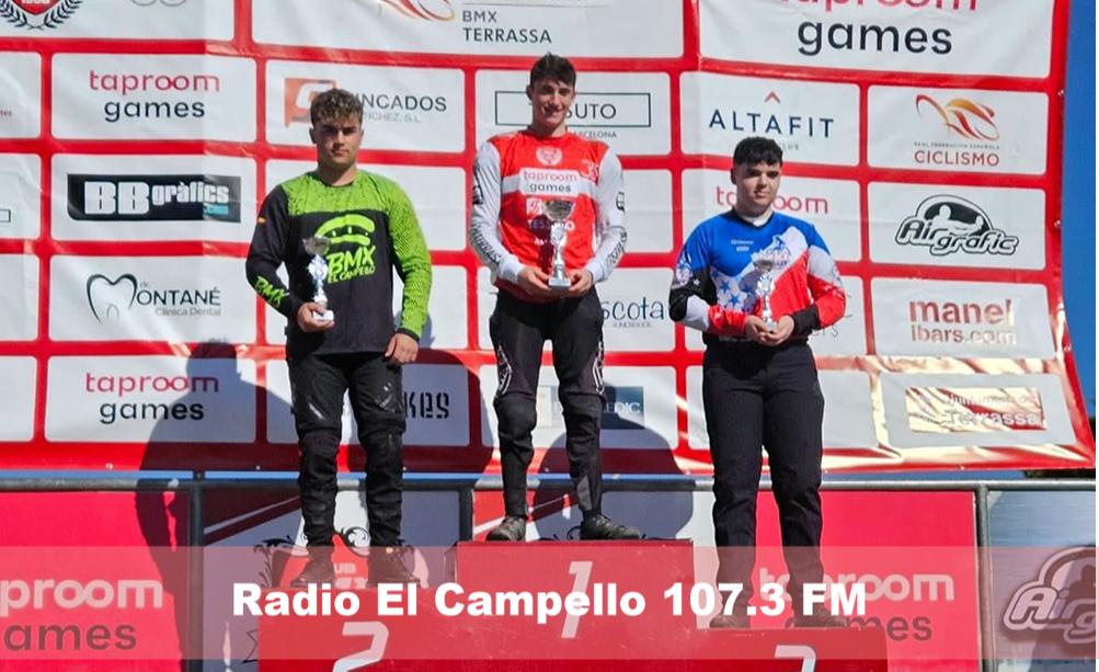 Fran Calvo en el copa de España de BMX - Radio El Campello